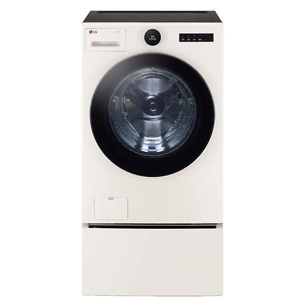 전자랜드 드럼세탁기 25+4kg 트윈워시 네이처베이지 오브제컬렉션 전국/폐가전수거 FX25EAX 엘지