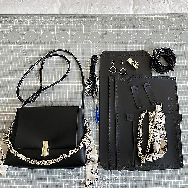 전자랜드 DIY 손바느질 가죽가방 키트(스카프백) 셀프만들기 1316051 도매토피아